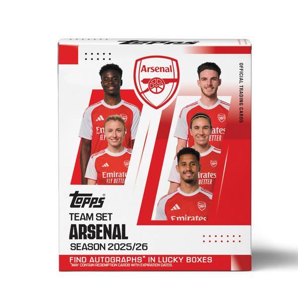Topps Arsenal Team 2025/26 Set – Sports Cards Worldwide