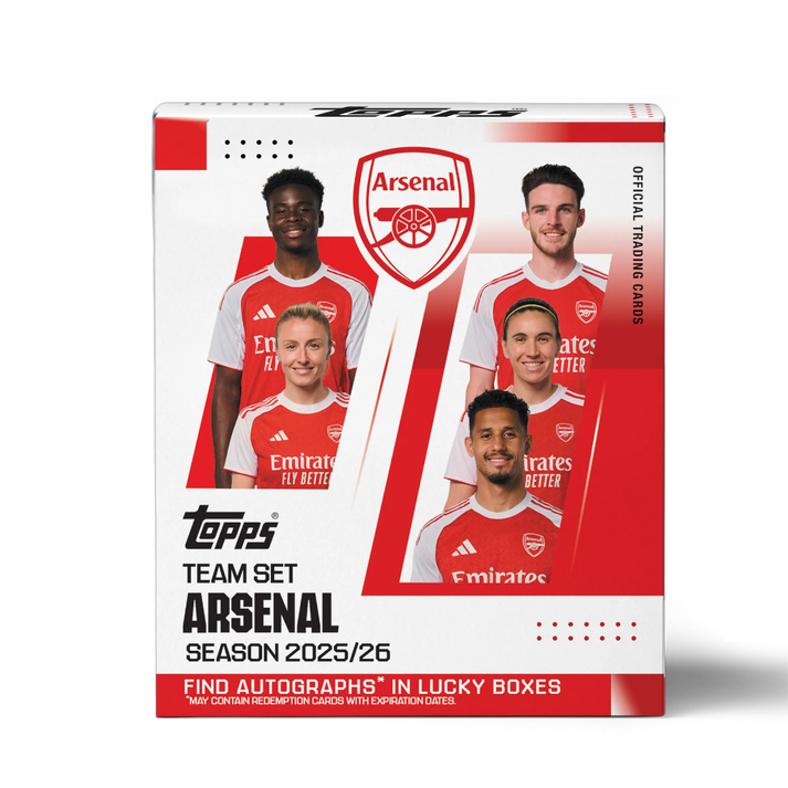 Topps Arsenal Team 2025/26 Set – Sports Cards Worldwide