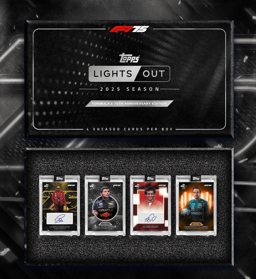 Topps F1 Lights Out 2025 Box London Exclusive – Sports Cards Worldwide